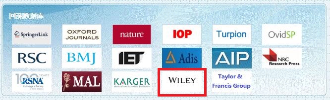 Wiley Online Library电子期刊